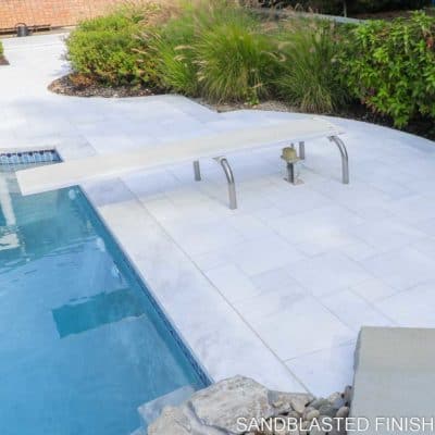 Afyon Ice Marble Coping For the Pool - NT Pavers