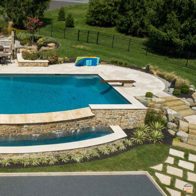 Outdoor Natural Stone Ivory Travertine Copings - NT Pavers