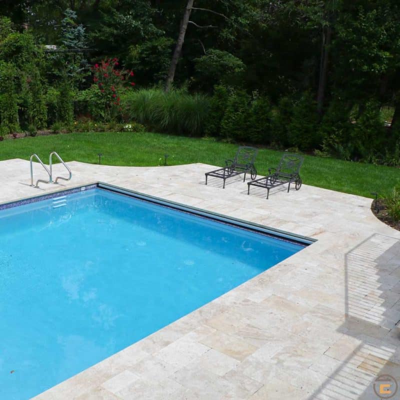 Outdoor Natural Stone Ivory Travertine Pavers - NT Pavers