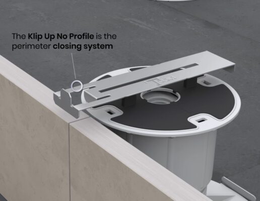 Clip Up No Profile & Clip Down | Raised Flooring Edge System