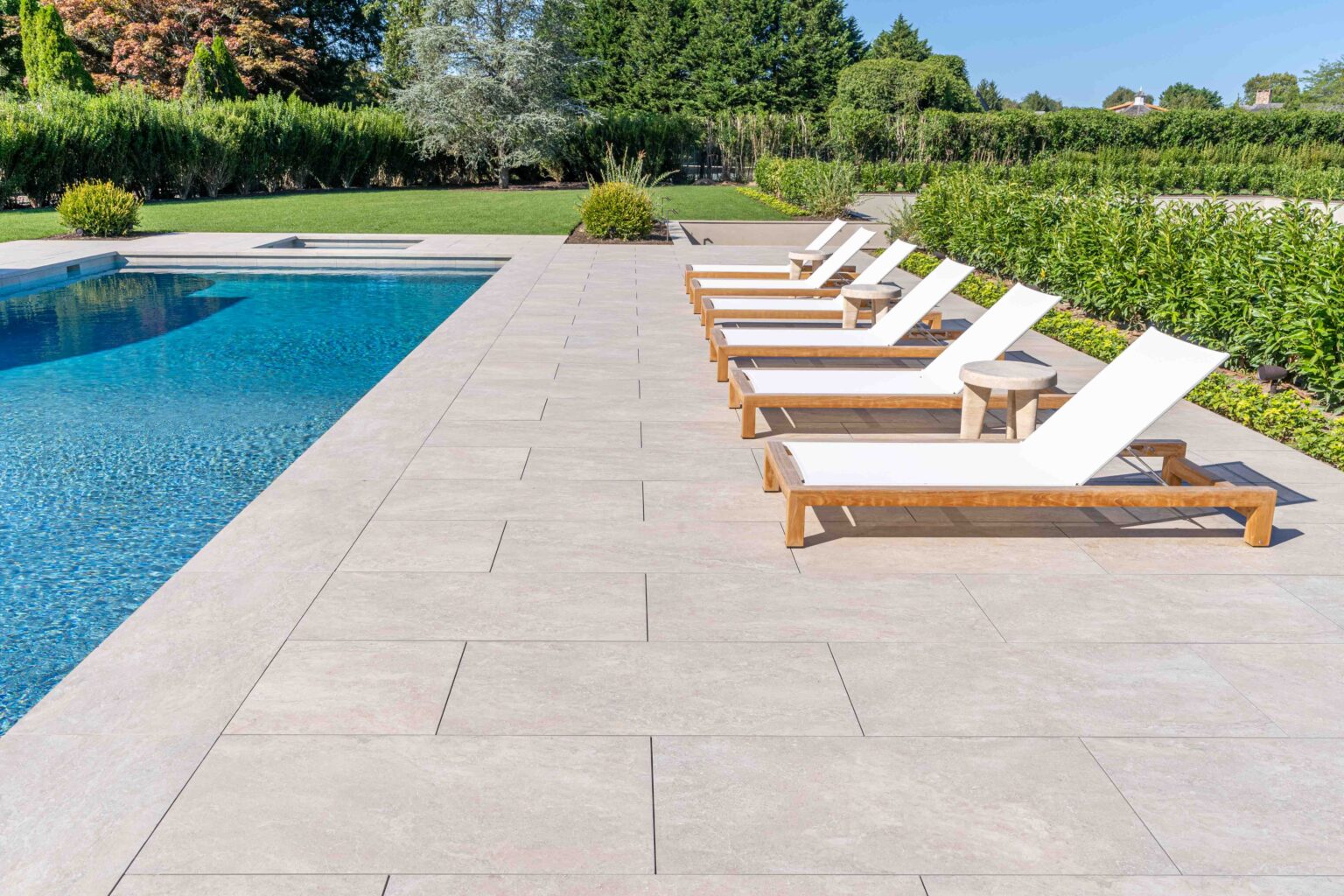 Caramel Porcelain Pavers for Pool, Spa, and Steps