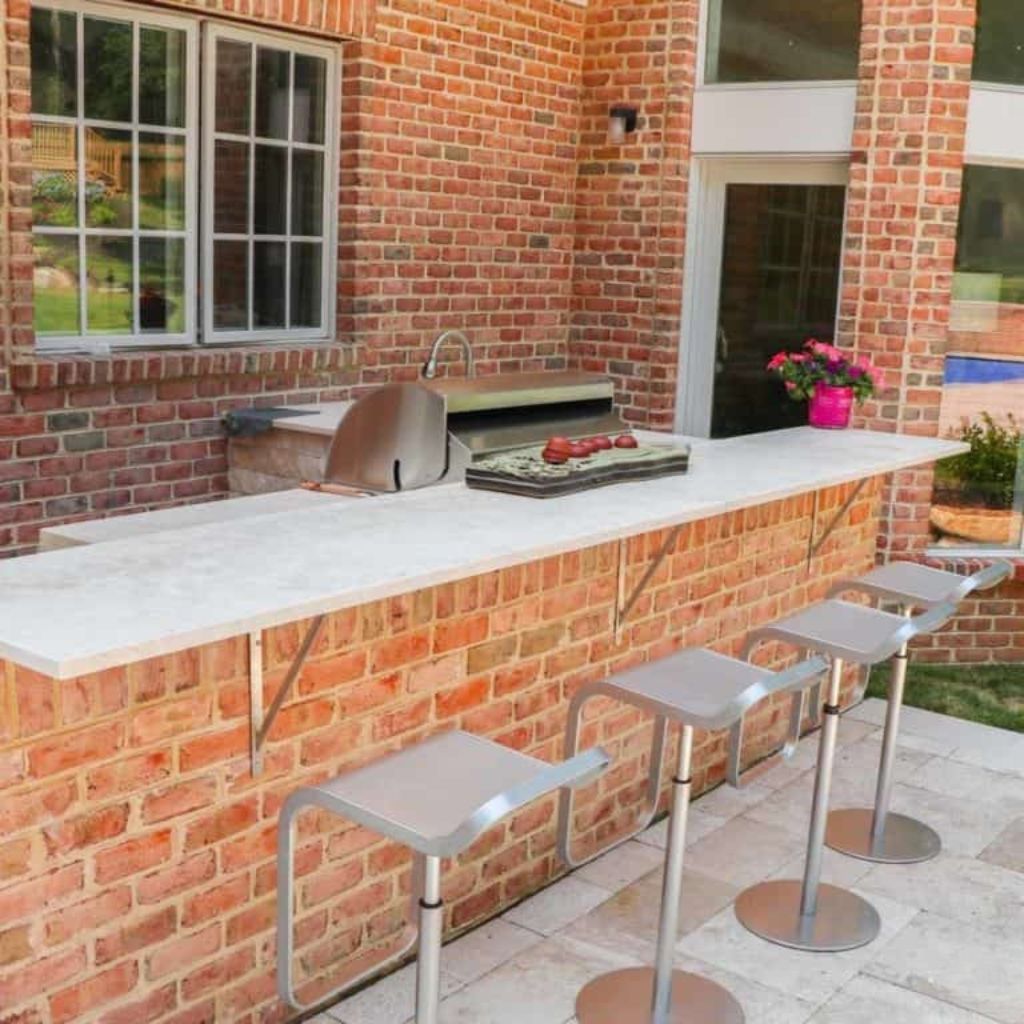 How to Maintain the Outdoor Kitchen Countertops - NT Pavers