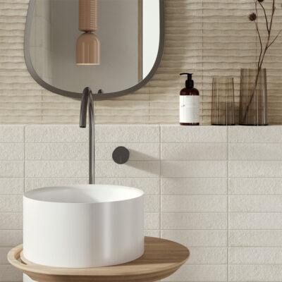 Alba Stone Porcelain Brick Look Tile