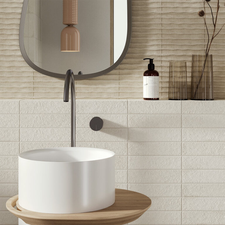 Alba Stone Porcelain Brick Look Tile
