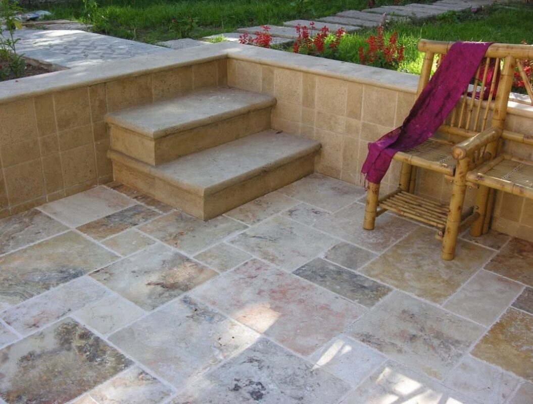 Best Travertine Installation Patterns for Patios & Pool Decks