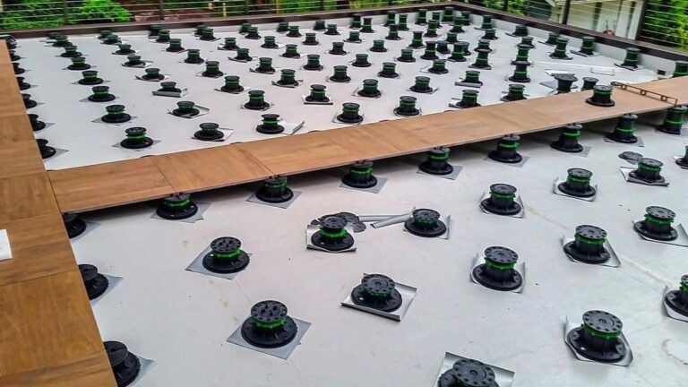 How Raised Pedestal Pavers Fix Drainage Problems - NT Pavers